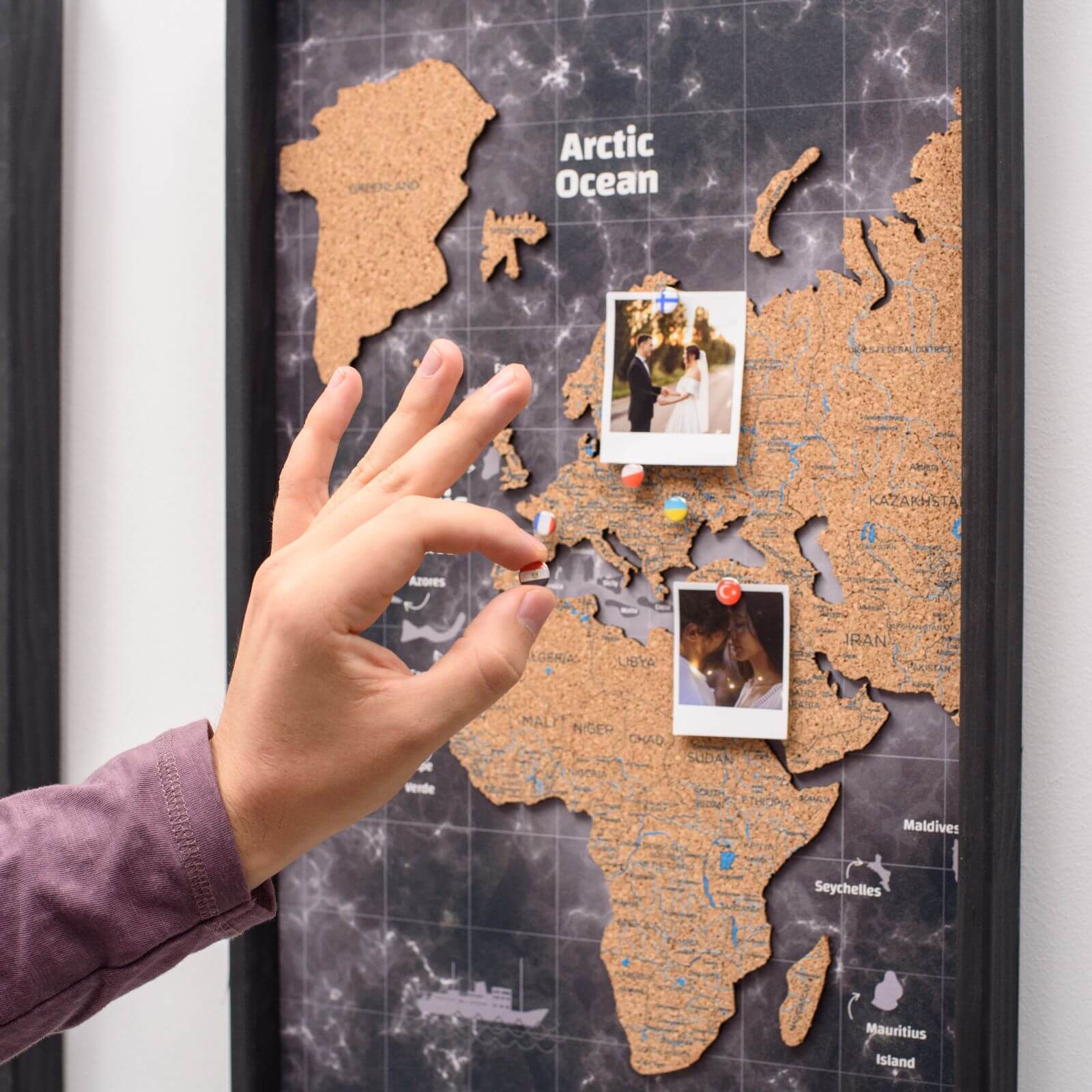 Cork world maps from Enjoy The Wood ‣ Good Price, Reviews