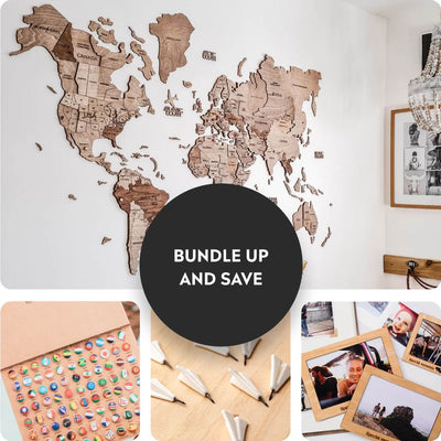 Wooden World Maps For Wall Decor • Enjoy The Wood