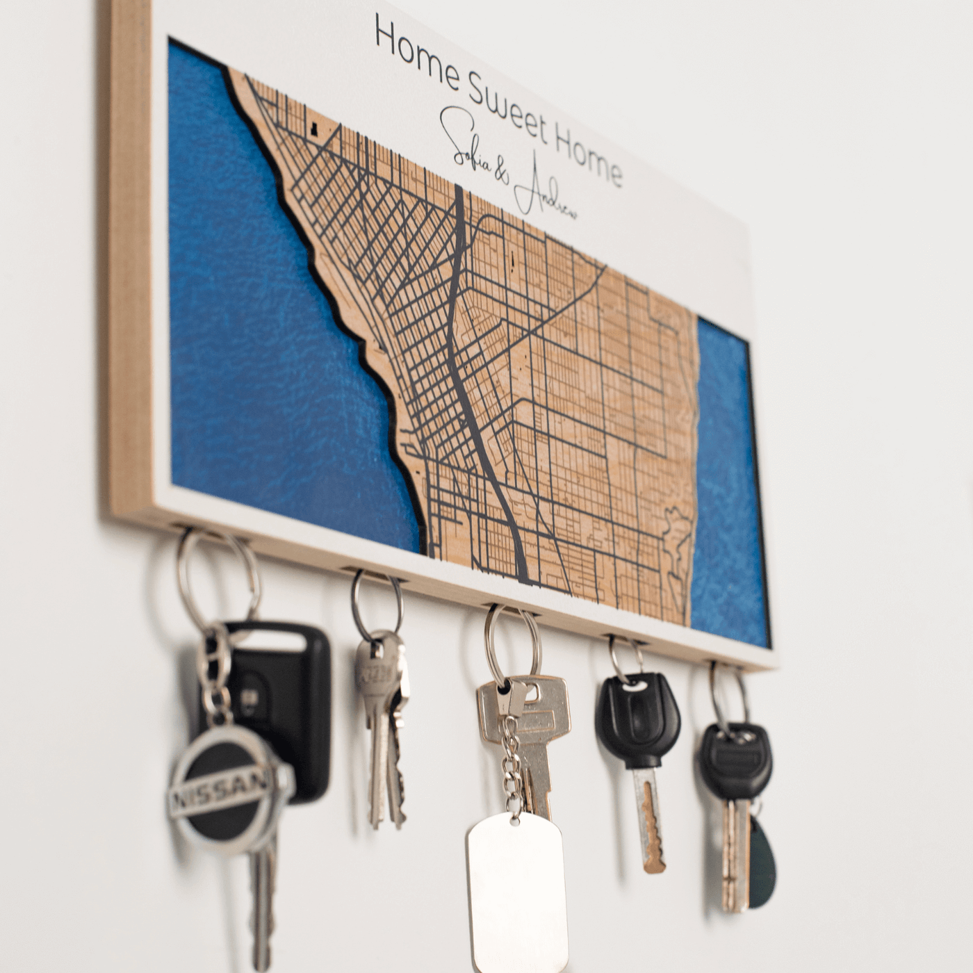 Wooden Key Holders - Key Holders for Wall made of Wood