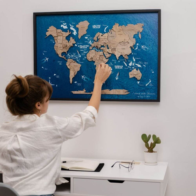 Collections Of Wooden Wall World Maps 🗺️ Enjoy The Wood
