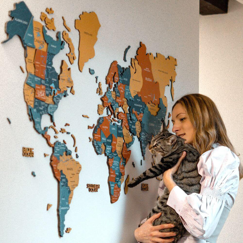 Collections Of Wooden Wall World Maps 🗺️ Enjoy The Wood