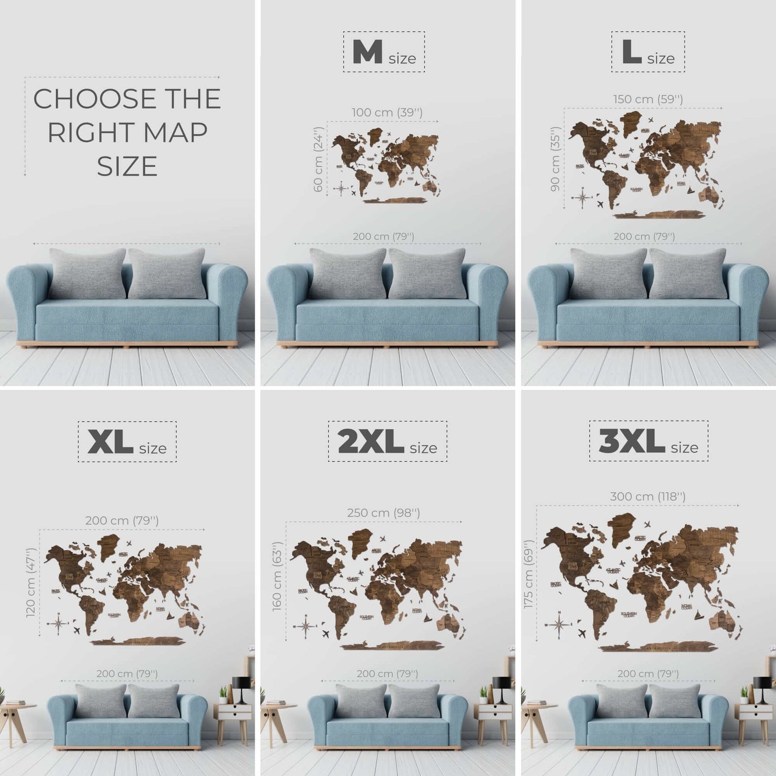 3D Wooden World Map Dark Walnut from Enjoy The Wood ‣ Good Price, Reviews