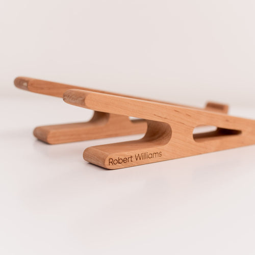 Wooden Laptop Stand – Solid Wood | Enjoy The Wood