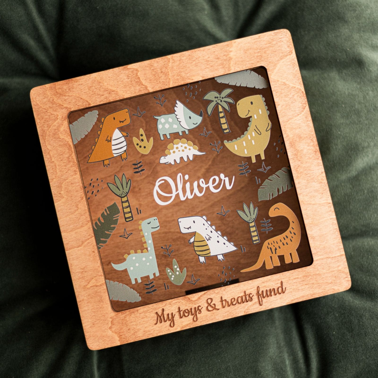 Custom Acrylic Box for Kids - Dino • Child Universe