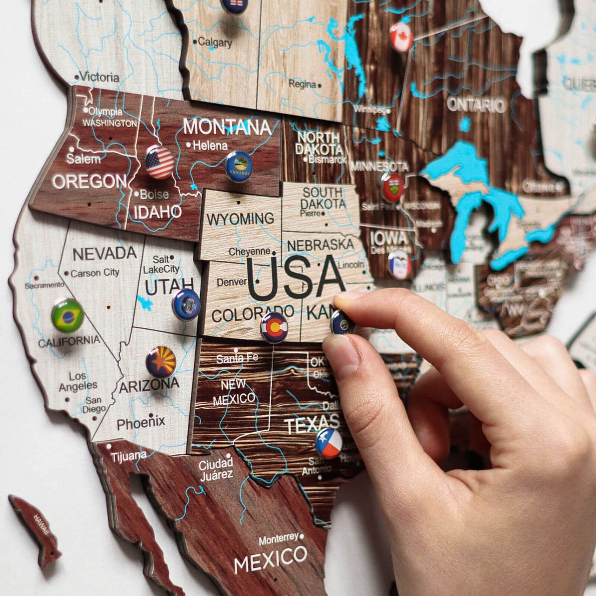 Travel Wall Decor Set from Enjoy The Wood ‣ Good Price, Reviews