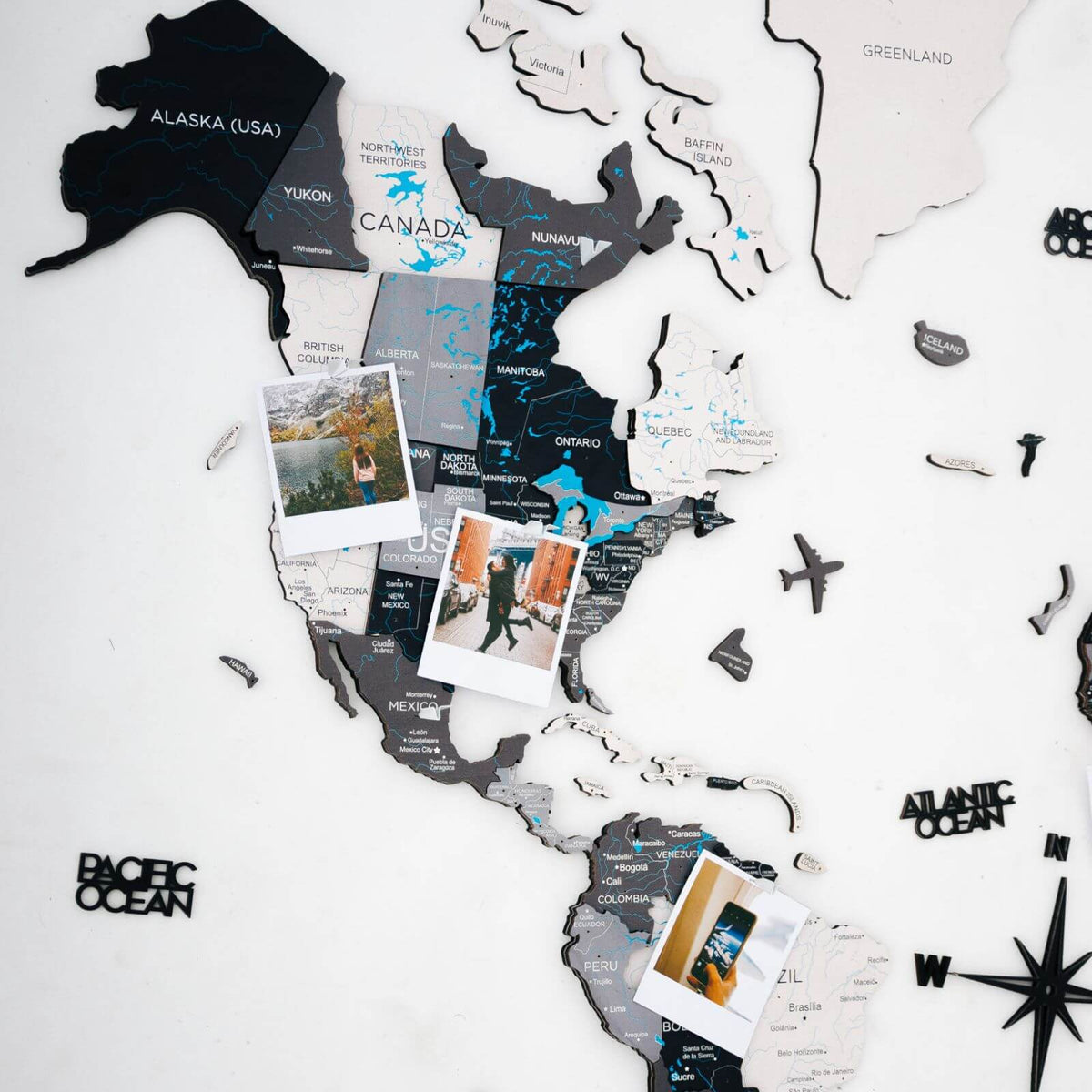 Travel Wall Decor Set from Enjoy The Wood ‣ Good Price, Reviews