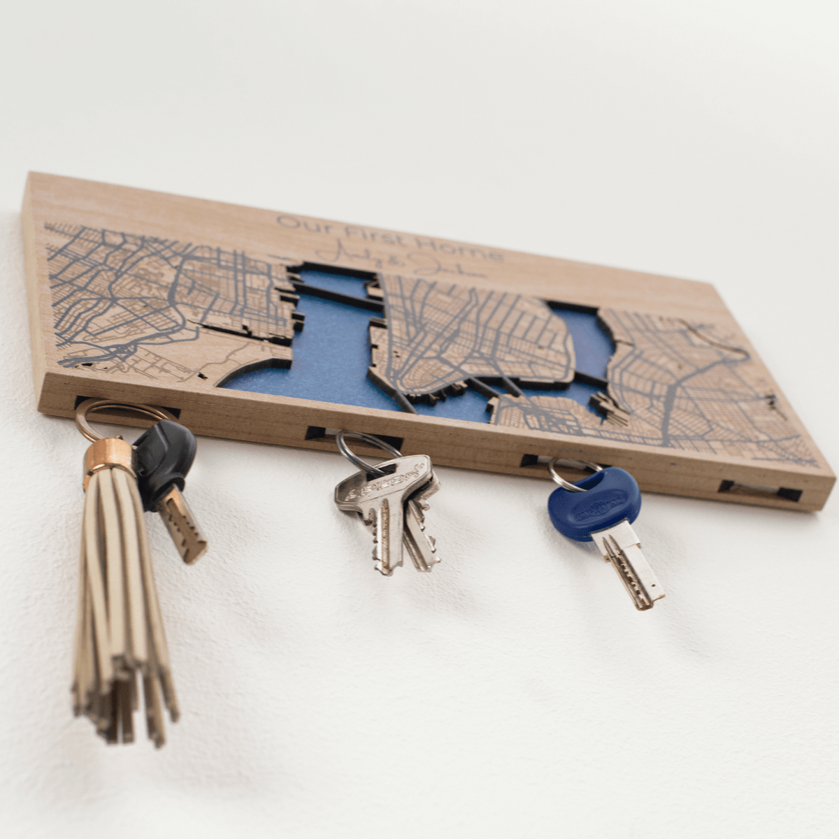 Wooden Key Holders - Key Holders for Wall made of Wood