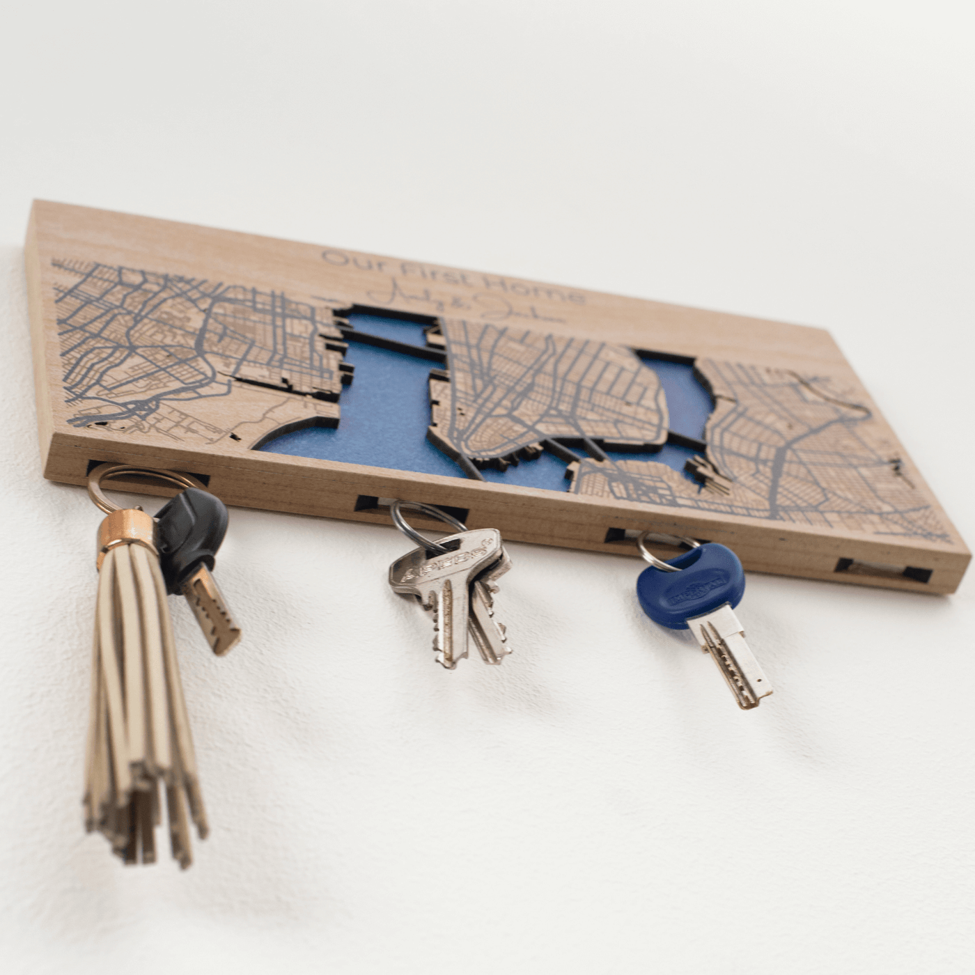 Wooden Key Holders - Key Holders for Wall made of Wood