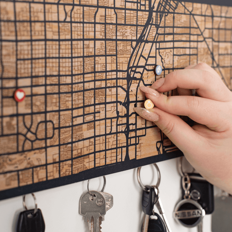 Wooden Key Holders - Key Holders for Wall made of Wood