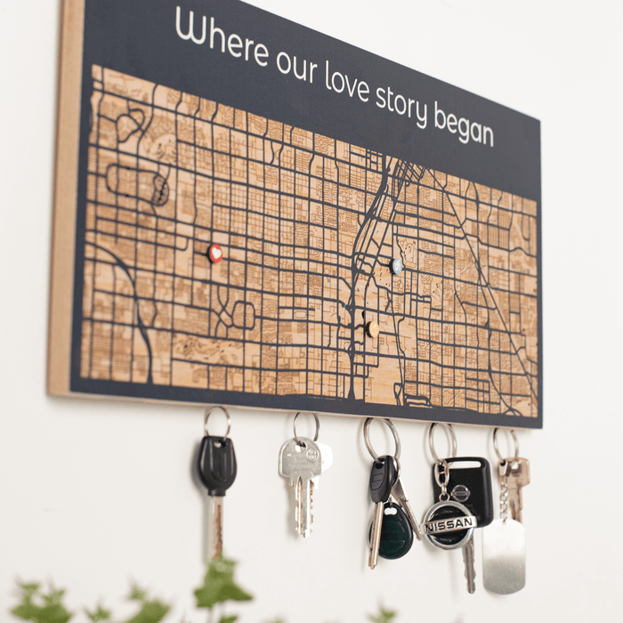 Wooden Key Holders - Key Holders for Wall made of Wood