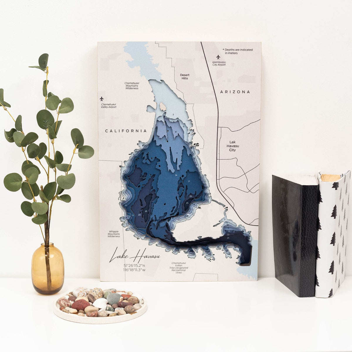 Wooden Lake Maps - 3D Wooden Maps of Lakes ‣ Order Now