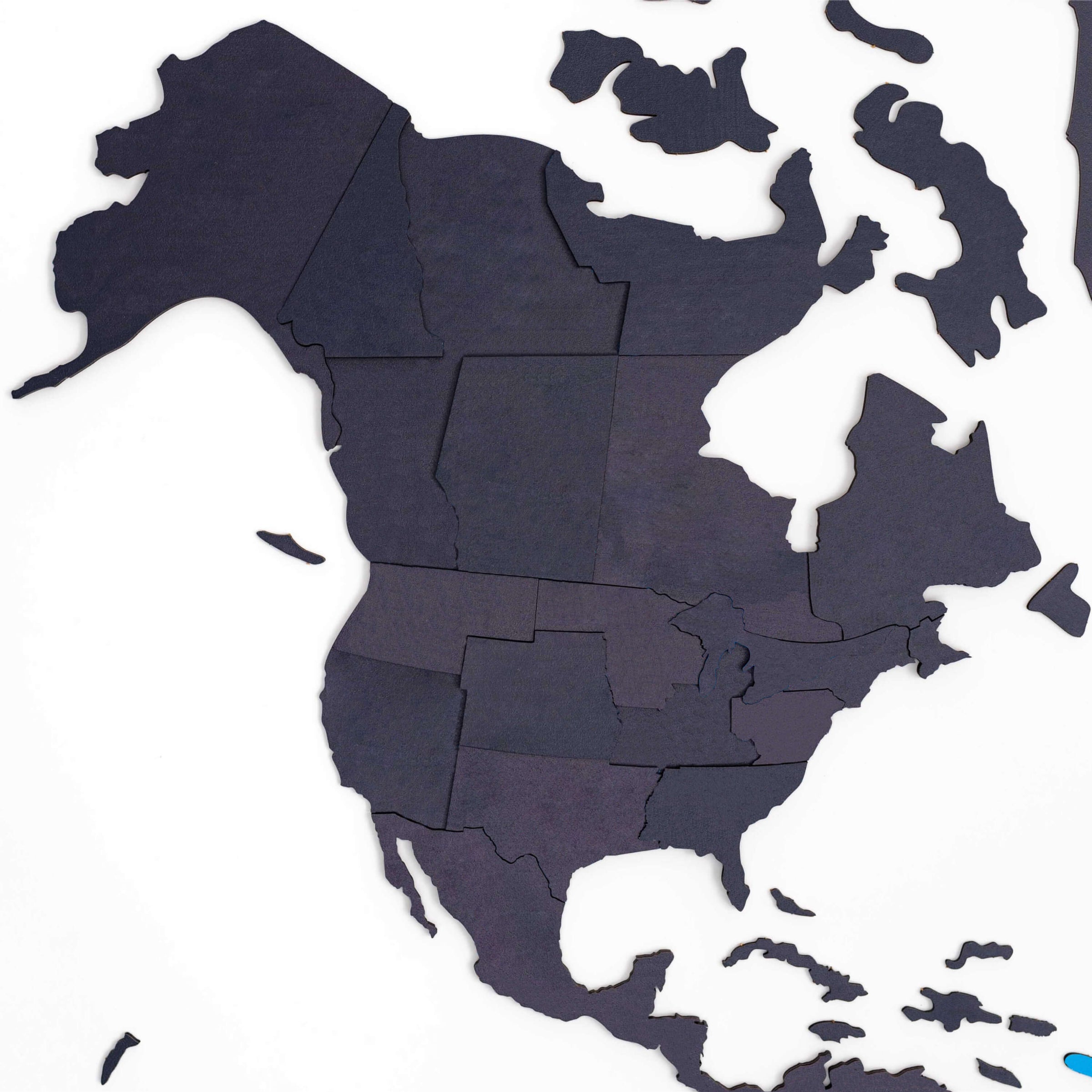 3D Wooden World Map Midnight ‣ Enjoy The Wood