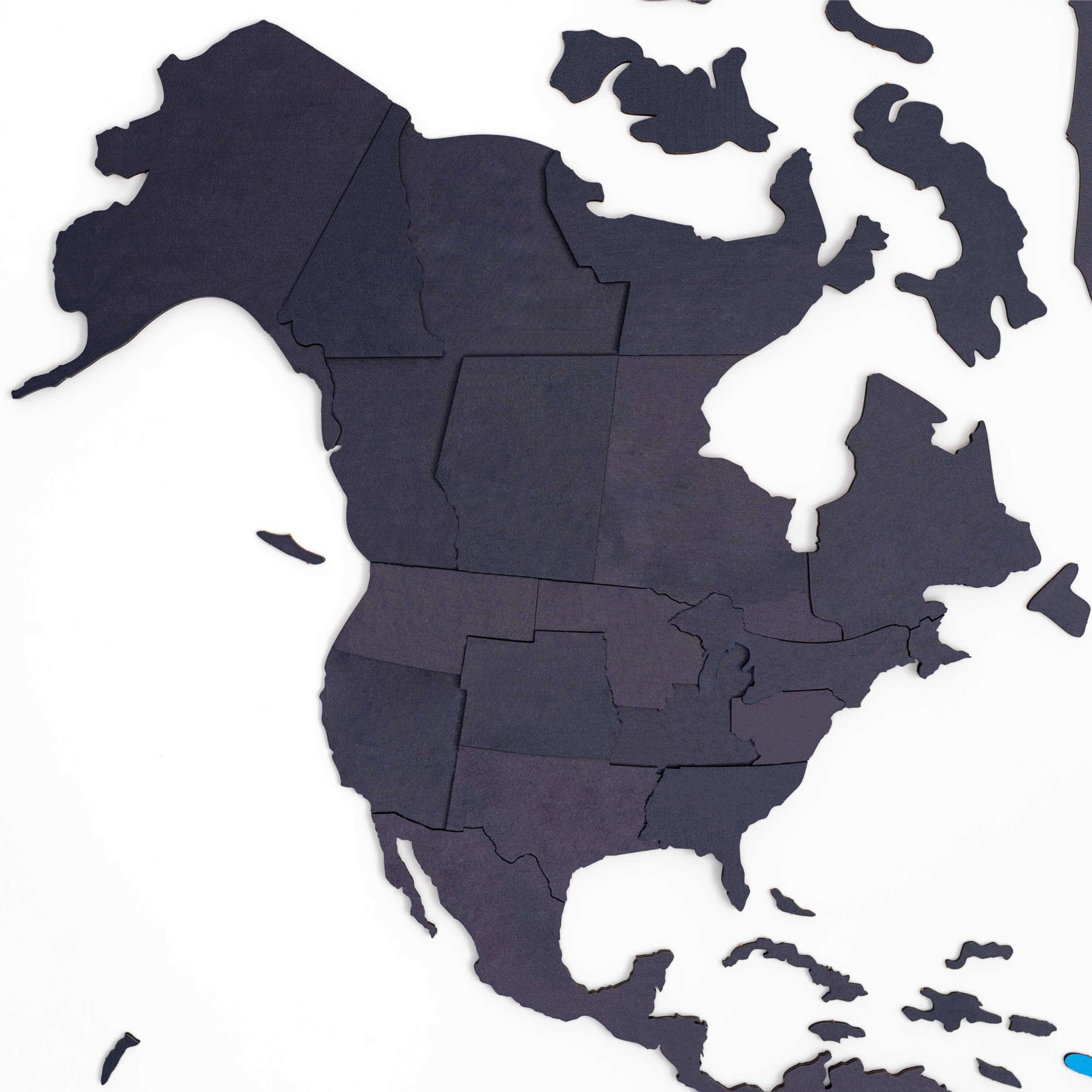 3D Wooden World Map Midnight ‣ Enjoy The Wood