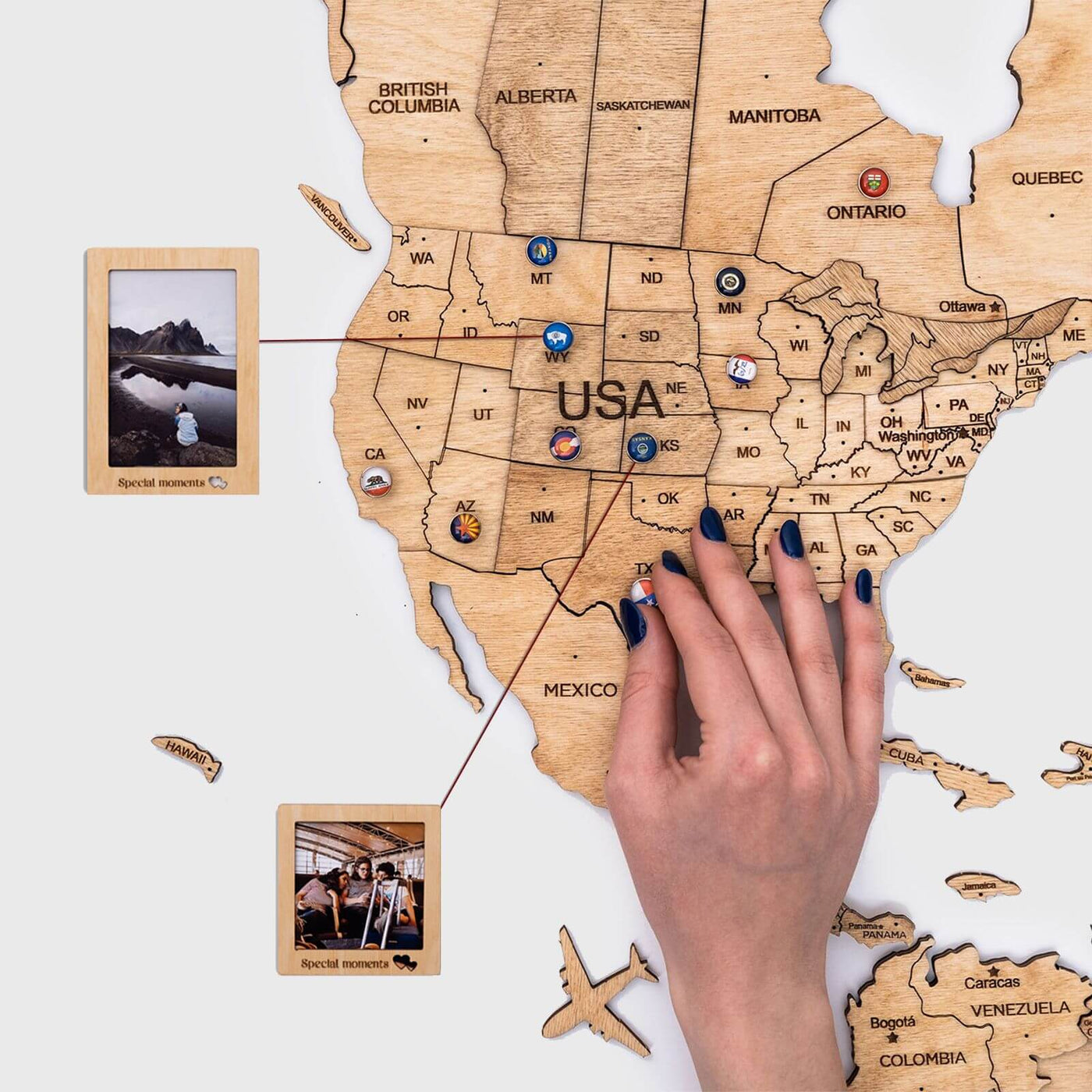 3D Wooden World Maps Wall Decor | Enjoy The Wood