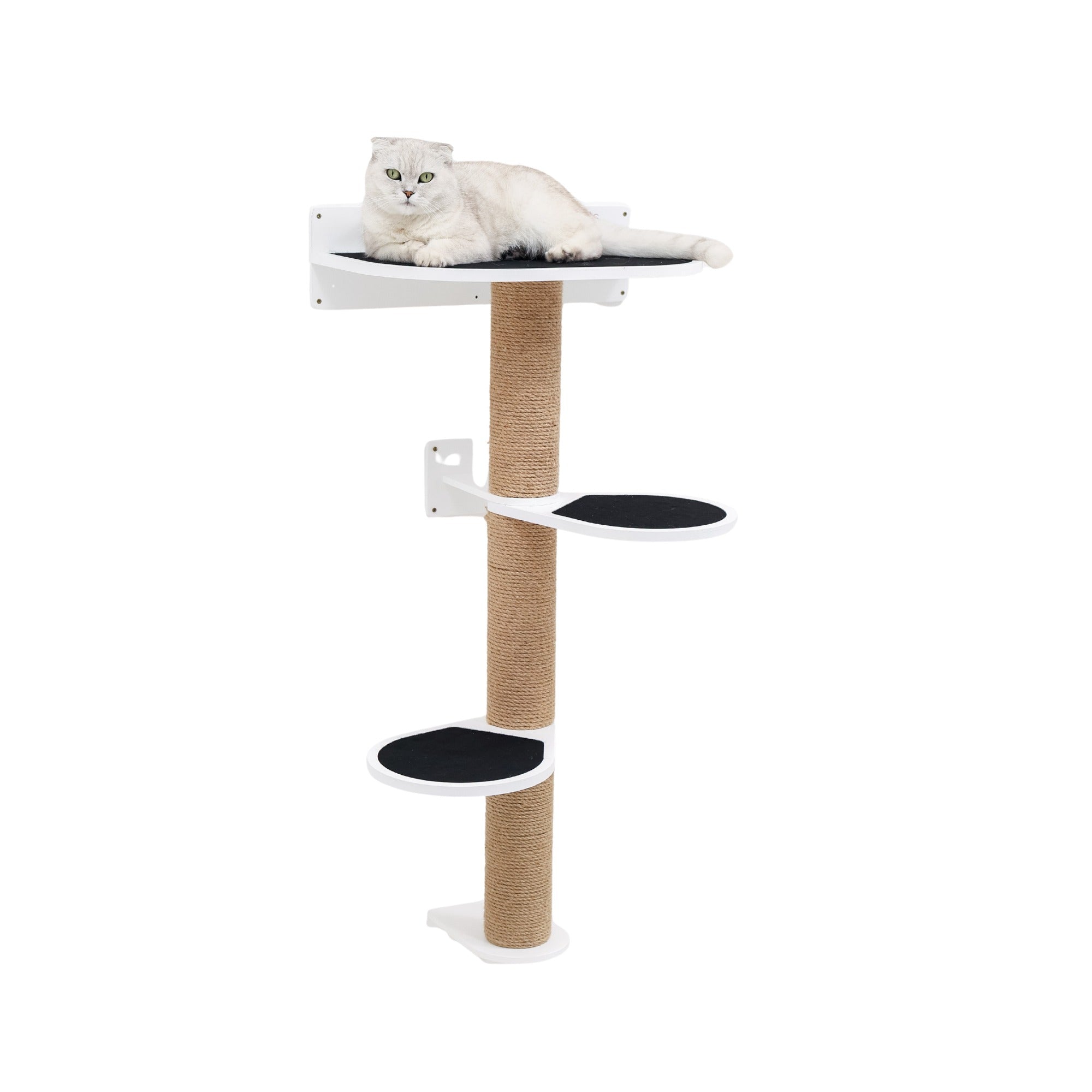 Medium Cat Tree – White | Enjoy The Wood