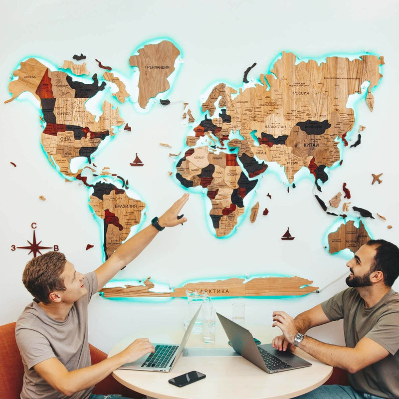 Collections Of Wooden Wall World Maps 🗺️ Enjoy The Wood