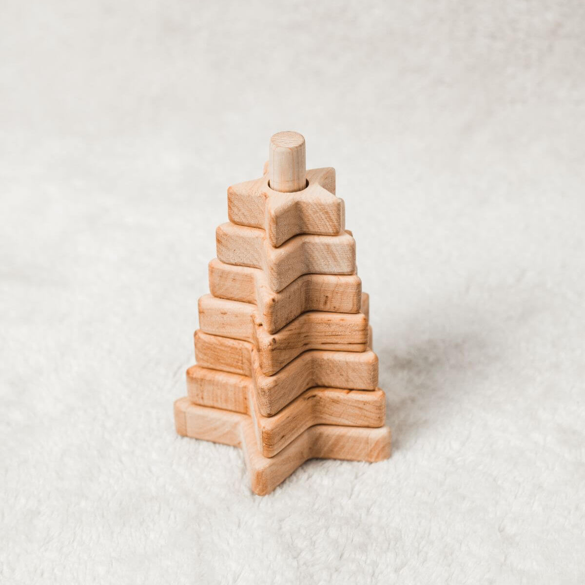 Enjoy The Wood Star Stacking Toy Inspiring Imaginative Play