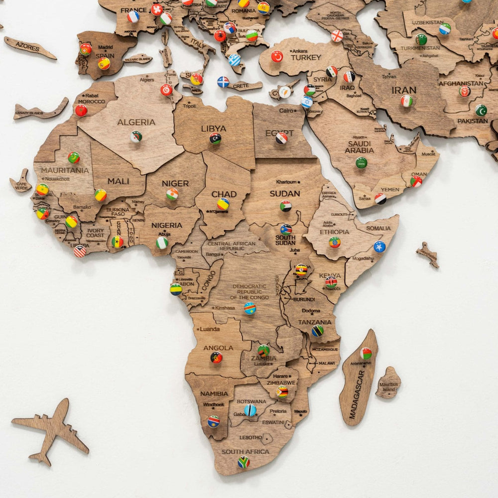 Buy the very Best Wooden World Maps from Enjoy The Wood