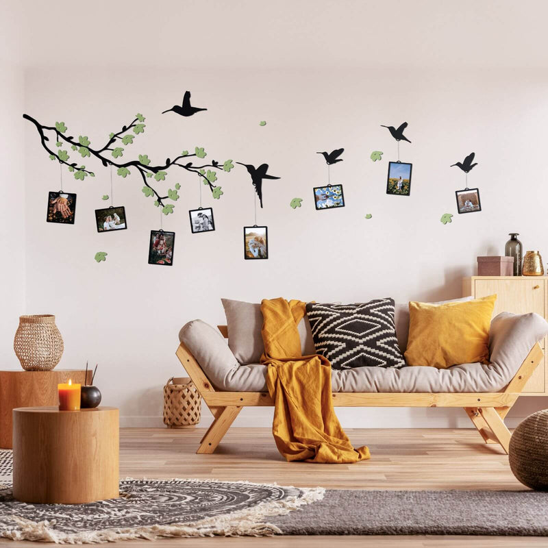 Family Tree - Birds and Green Flowers ‣ Enjoy The Wood