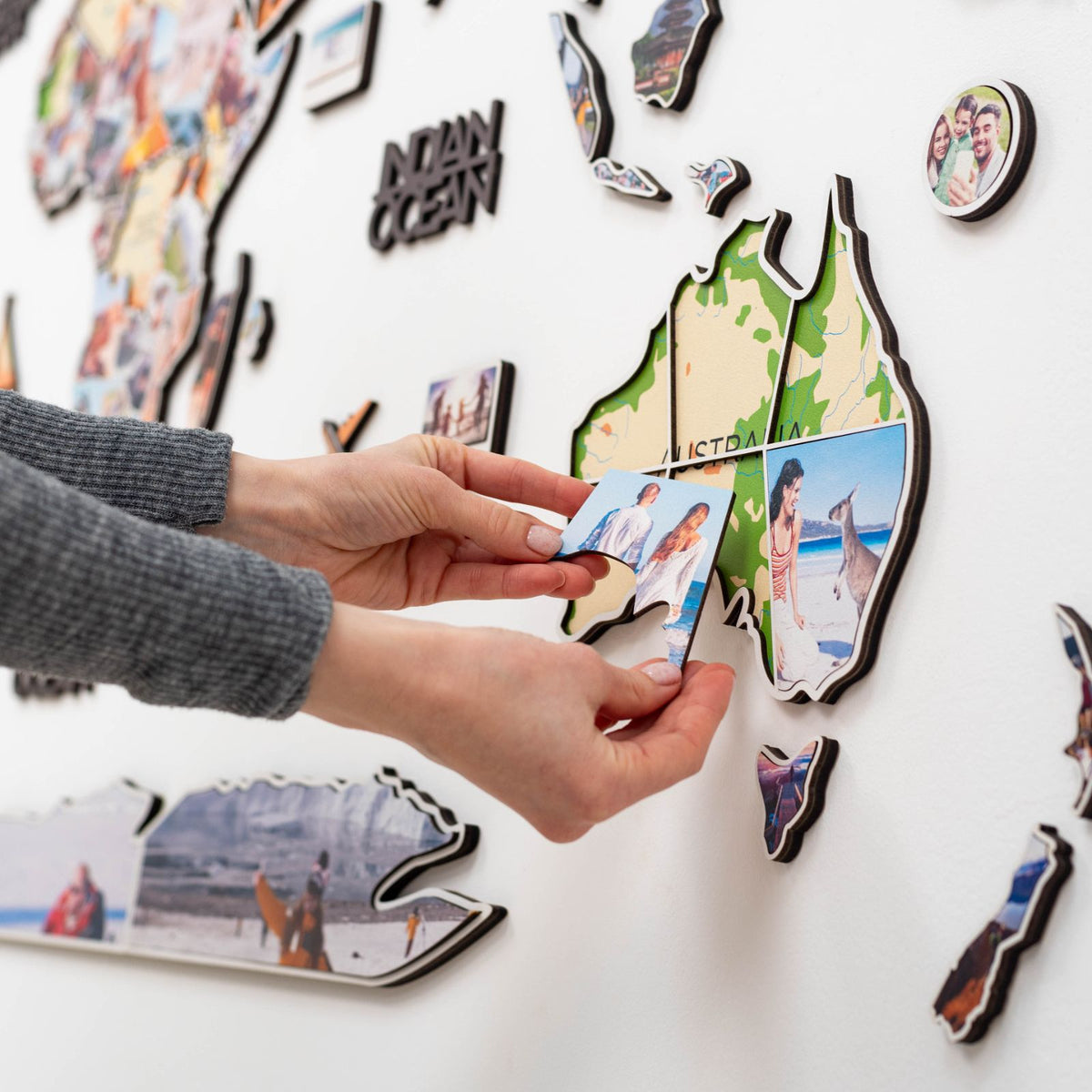 World Photo Map Physical • Enjoy The Wood