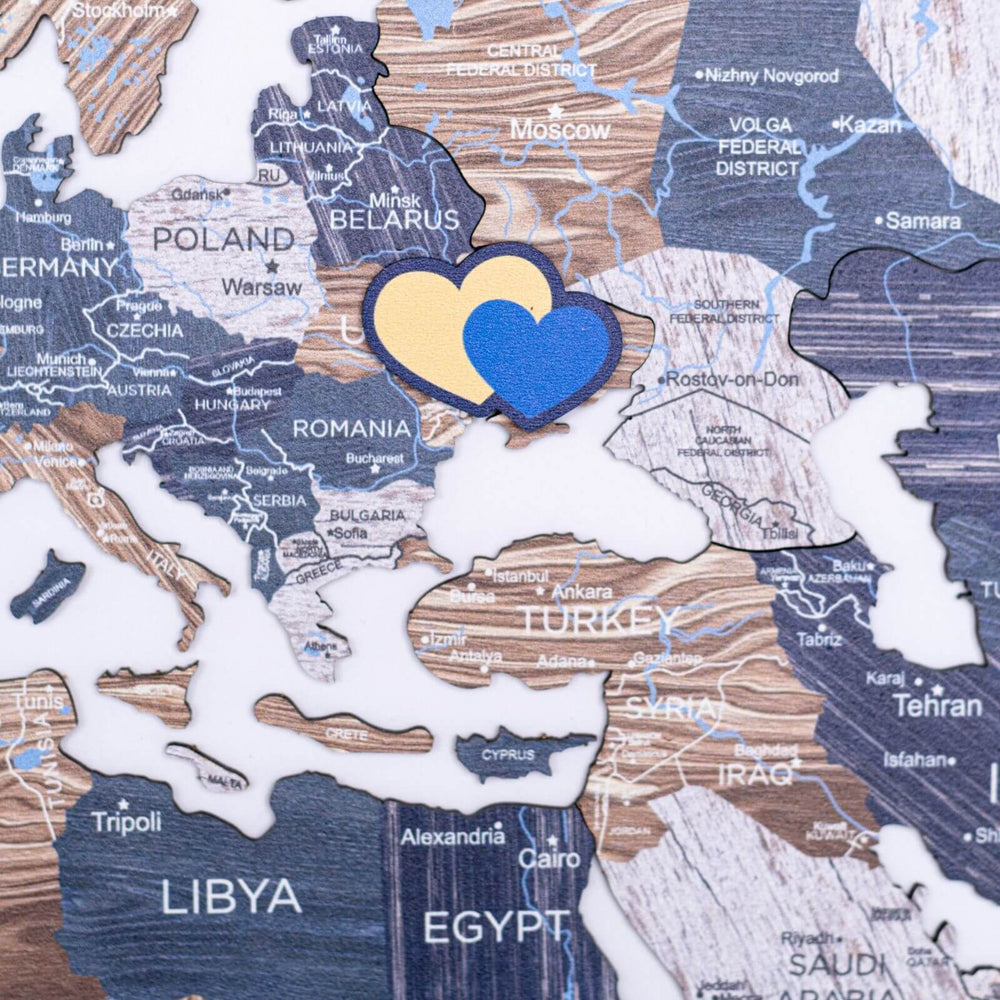2D Wooden World Map Mystery ‣ Enjoy The Wood