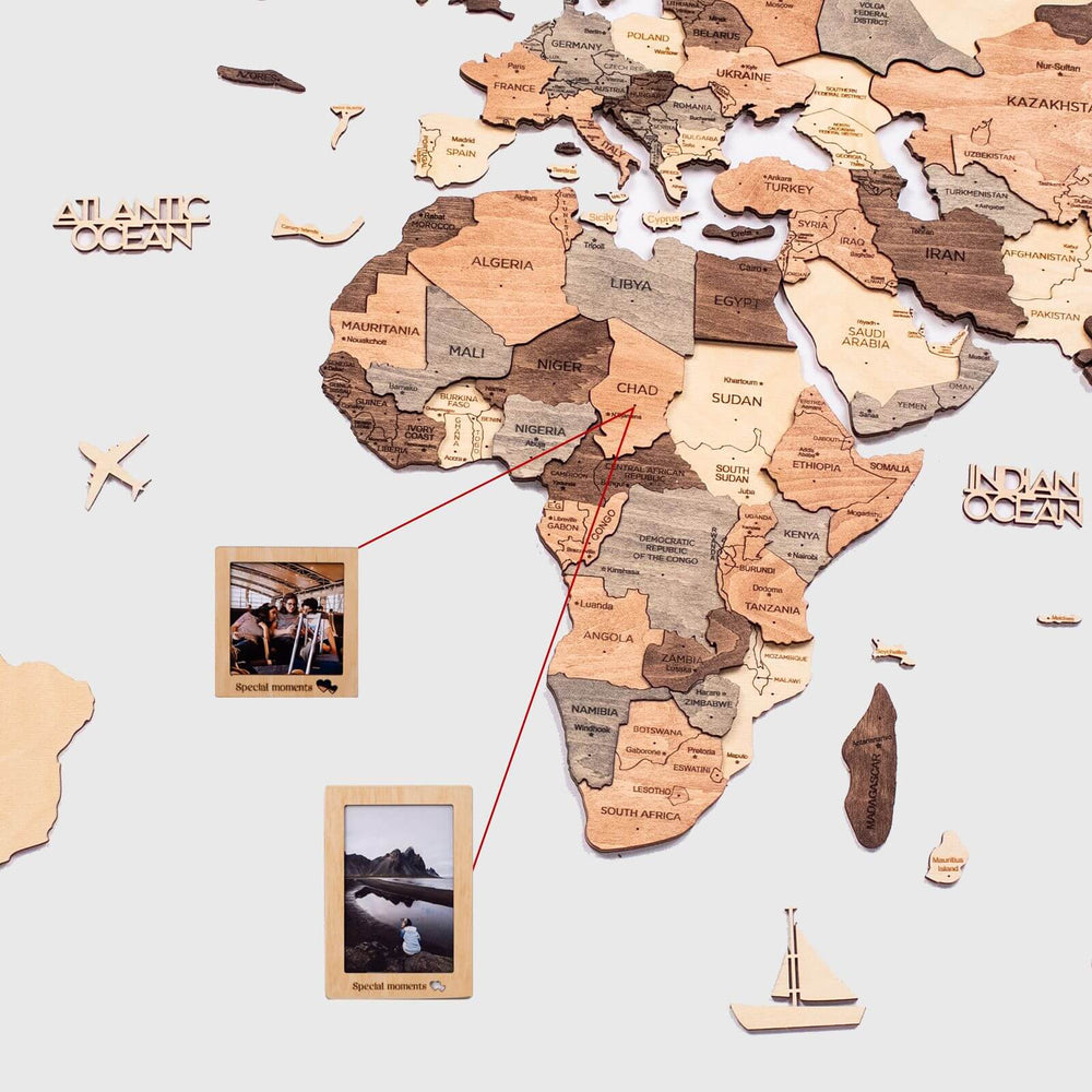 3D Wooden World Map Smokey from Enjoy The Wood ‣ Good Price, Reviews